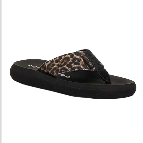 Rocket Dog | Shoes | Rocket Dog Spotlight Thongs Womens Leopard Flip ...
